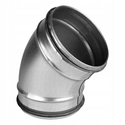 Kolano wentylacyjne OCYNK fi 200 / 45 stopni z USZCZELKĄ - sklep otowent.pl